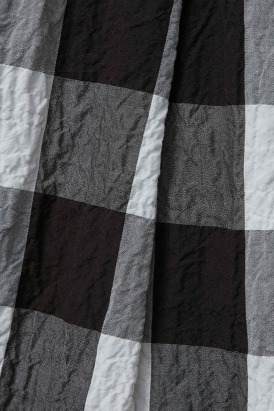 toogood - THE BAKER TROUSER TABLECLOTH GINGHAM - COFFEE – PHAETON